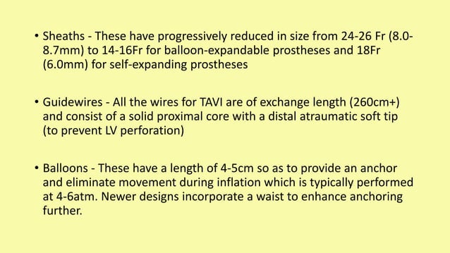 TAVI - Transcatheter Aortic Valve Implantation | PPTX | Heart and ...