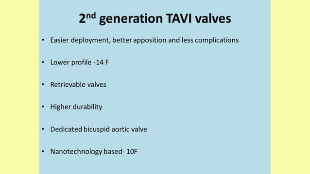 TAVI - Transcatheter Aortic Valve Implantation | PPTX | Heart and ...