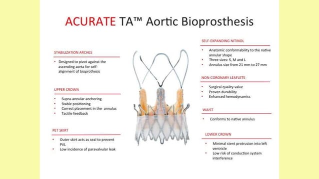 TAVI - Transcatheter Aortic Valve Implantation | PPTX | Heart and ...