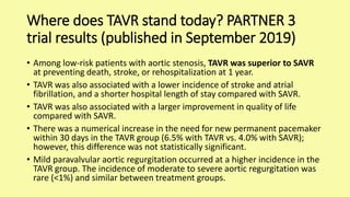 TAVI - Transcatheter Aortic Valve Implantation | PPTX