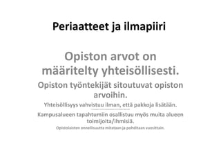 Kestävän kehityksen suunnitelman tavoitteet | PPTX