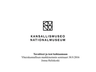 Tavoitteet ja teot kohtaamaan | PDF