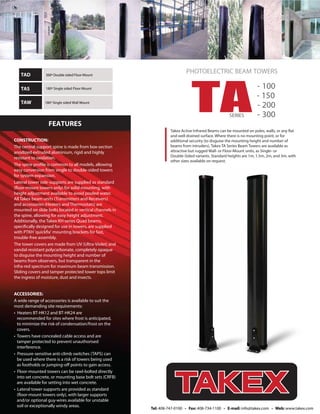 Takex TAW-200 Data Sheet | PDF