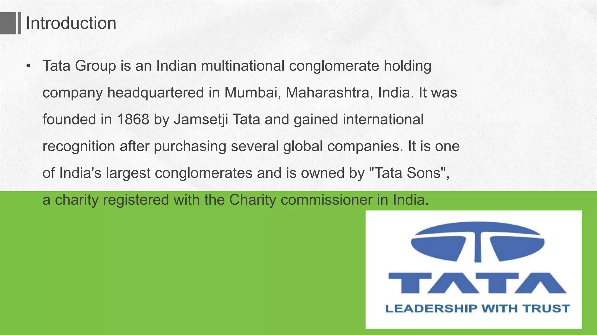 TATA GROUP | PPTX