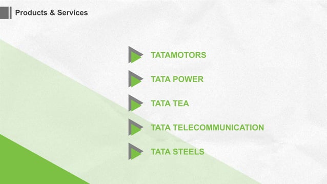TATA GROUP | PPTX | Automotive Industry | Industries