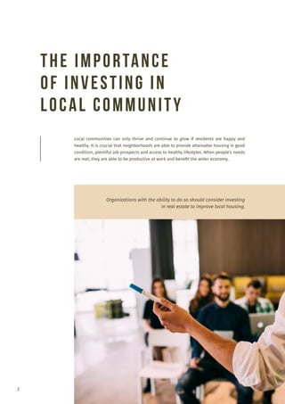 The Importance of Investing in Local Community | PDF