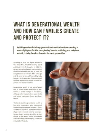What Is Generational Wealth and How Can Families Create and Protect It ...