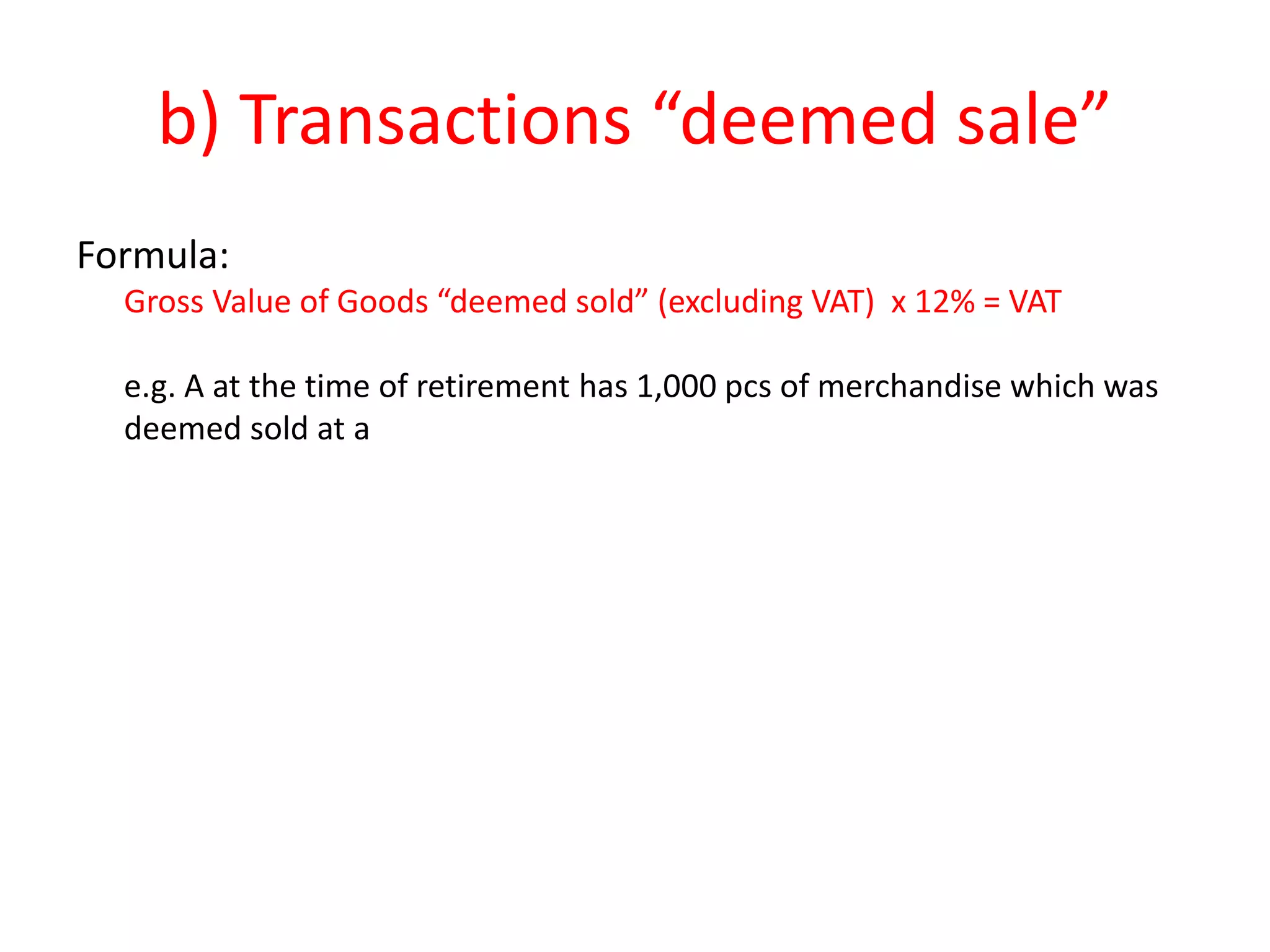 Value Added Tax (Taxable Sales) Philippines | PPTX