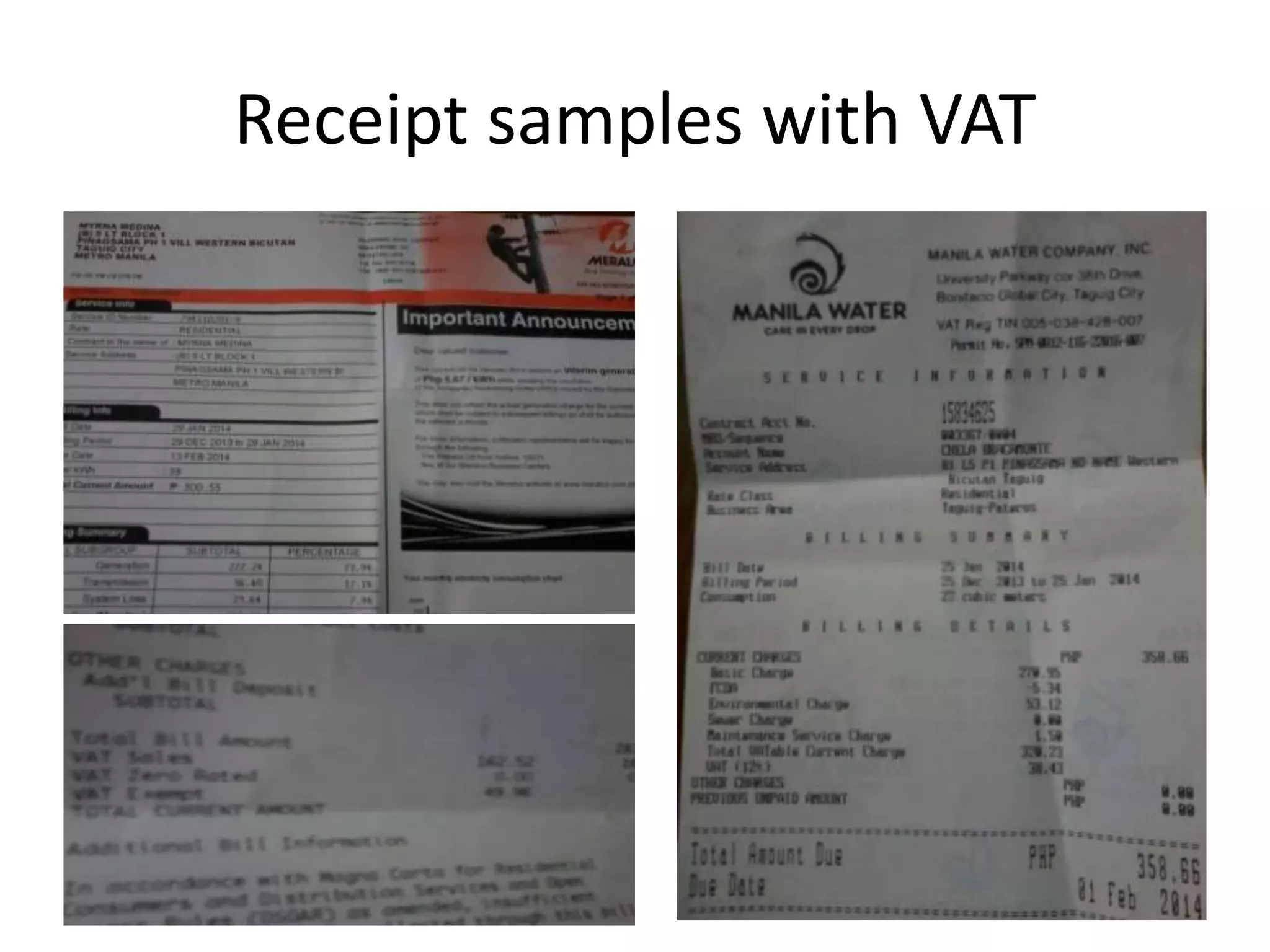 Value Added Tax (Taxable Sales) Philippines | PPTX