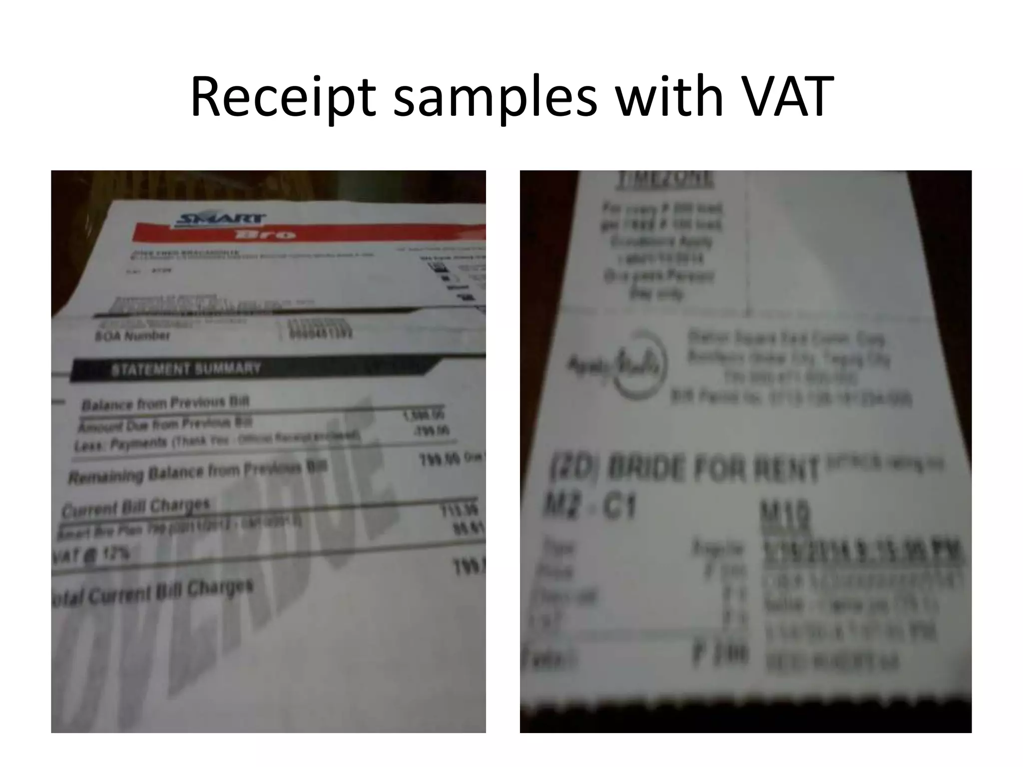 Value Added Tax (Taxable Sales) Philippines | PPTX