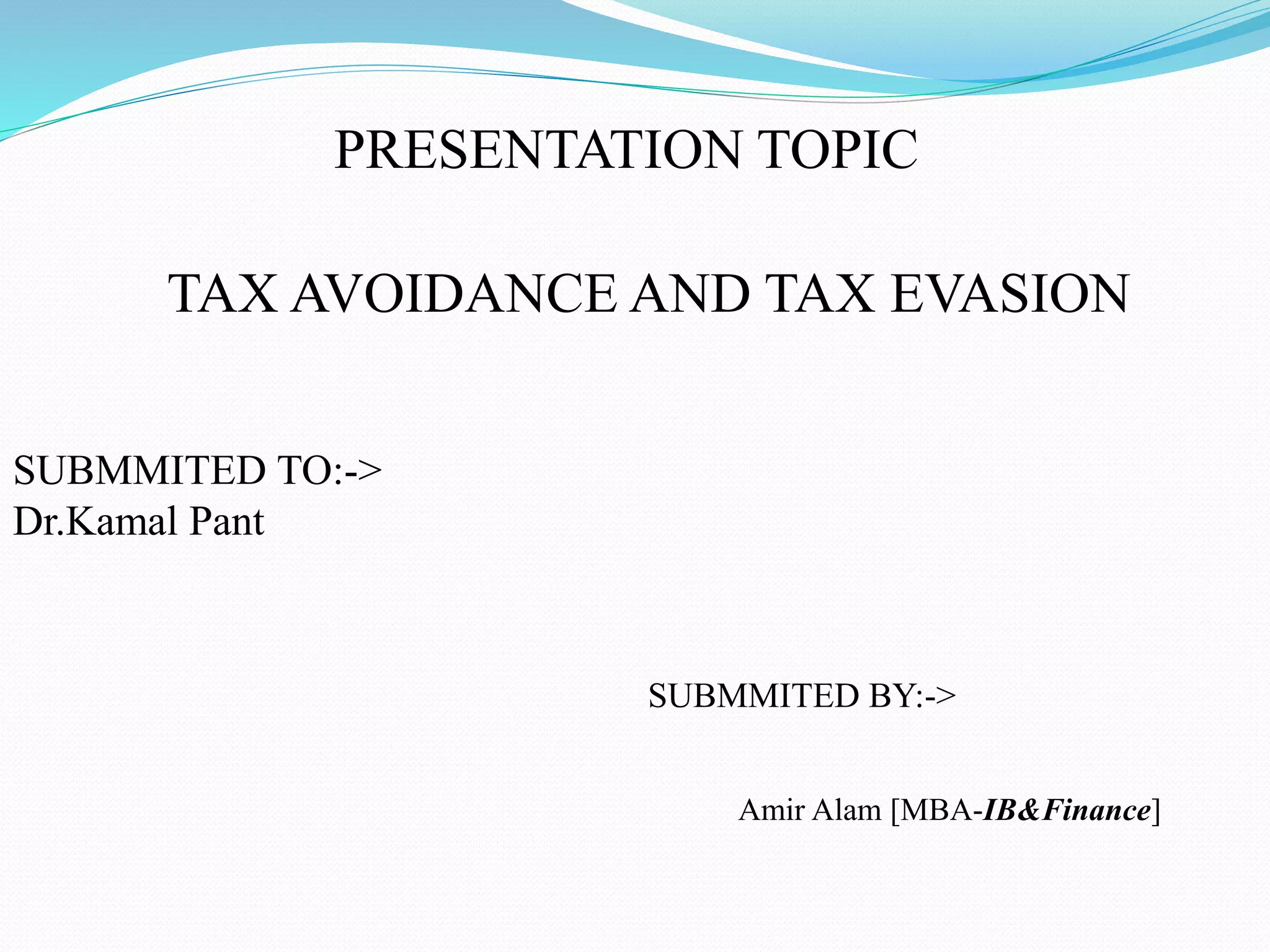 Tax | PPT