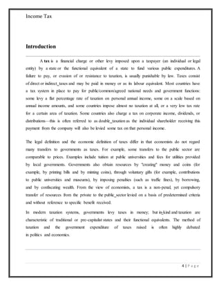 Income Tax | PDF