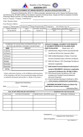 Tax declaration-form-2021 | PDF