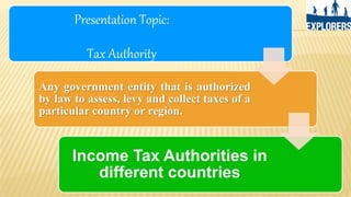 Tax presentation | PPTX