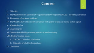 International Taxation | PPT
