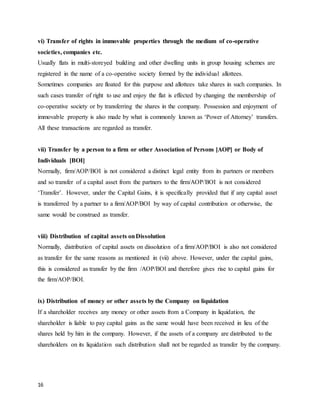 direct tax project - income from capital gains detailed study with ...
