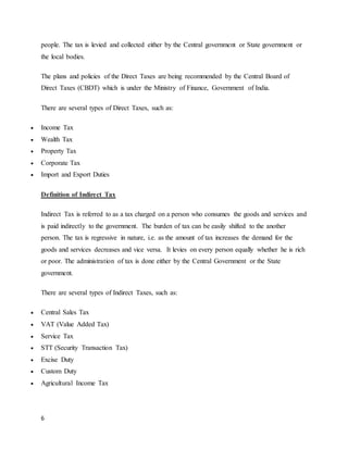 direct tax project - income from capital gains detailed study with ...