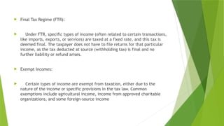 income tax rates, rebates and relevant deductions | PPTX