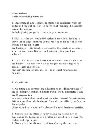 TAX 655 Milestone Two Guidelines and Rubric You will s.docx