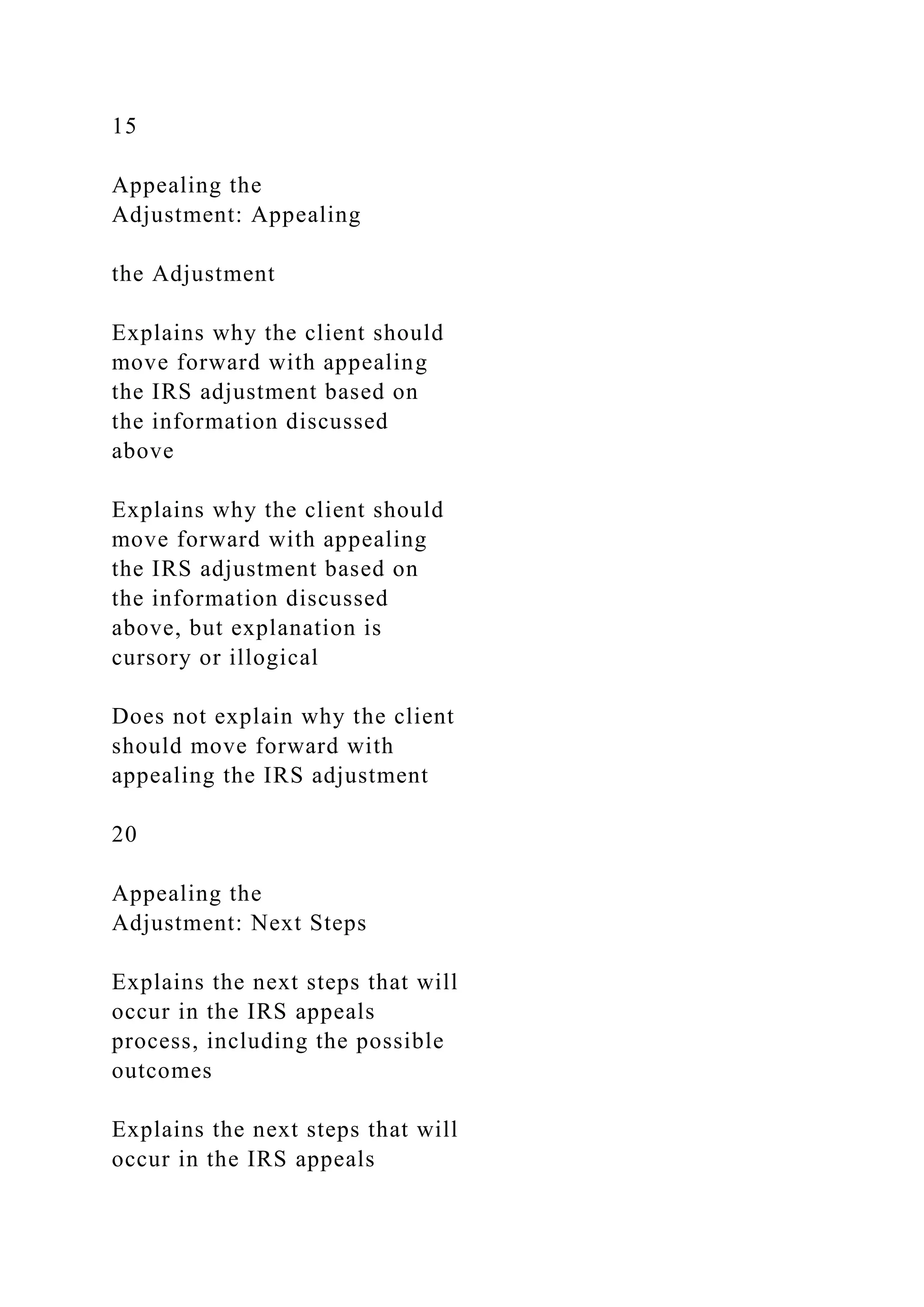 TAX 700 Final Project I Milestone Two Guidelines and Rubric .docx