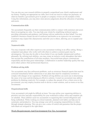 Tax Accountant Job Description: Roles and Responsibilities | PPTX