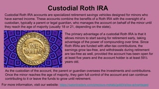 Tax advantaged Retirement accounts - Satori Traders | PPTX