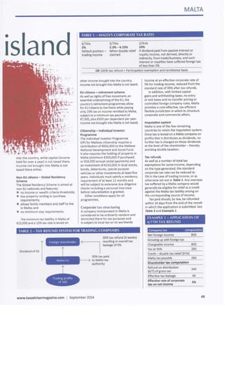 Tax Adviser - Chartered Institute of Taxation - Malta Editorial Special ...