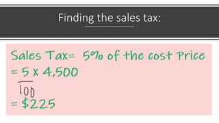 Tax and discount ppt | PPTX