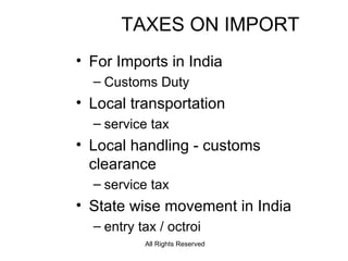 Tax And Regulatory Environment In India Ver 1 | PPT