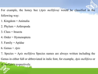 Taxonomy and Systematics: Classification and Diversity of Insects.pptx