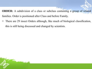 Taxonomy and Systematics: Classification and Diversity of Insects.pptx