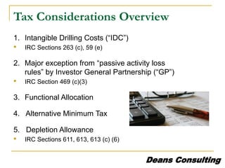Tax Aspects of Oil and Gas 2014 | PPT