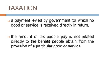 Taxation | PPTX