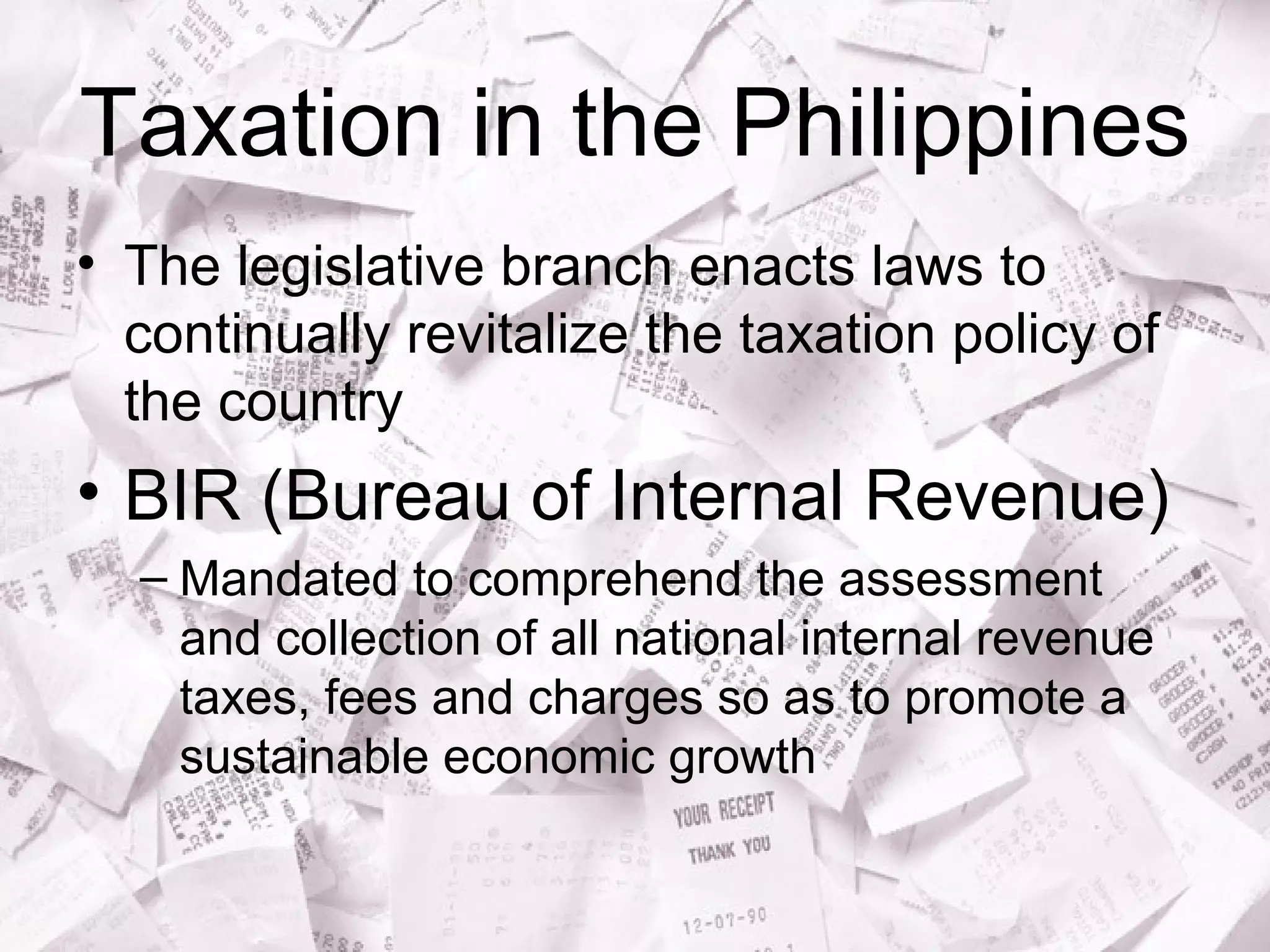 Taxation | PPT