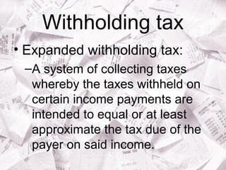 Taxation | PPT