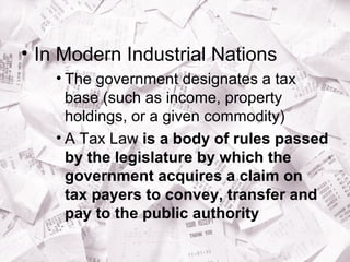 Taxation | PPT