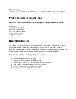 Income Tax avoiding Factors | DOCX | Personal Taxes | Personal Finance