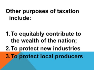 Taxation | PPTX