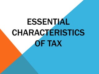 Taxation | PPTX