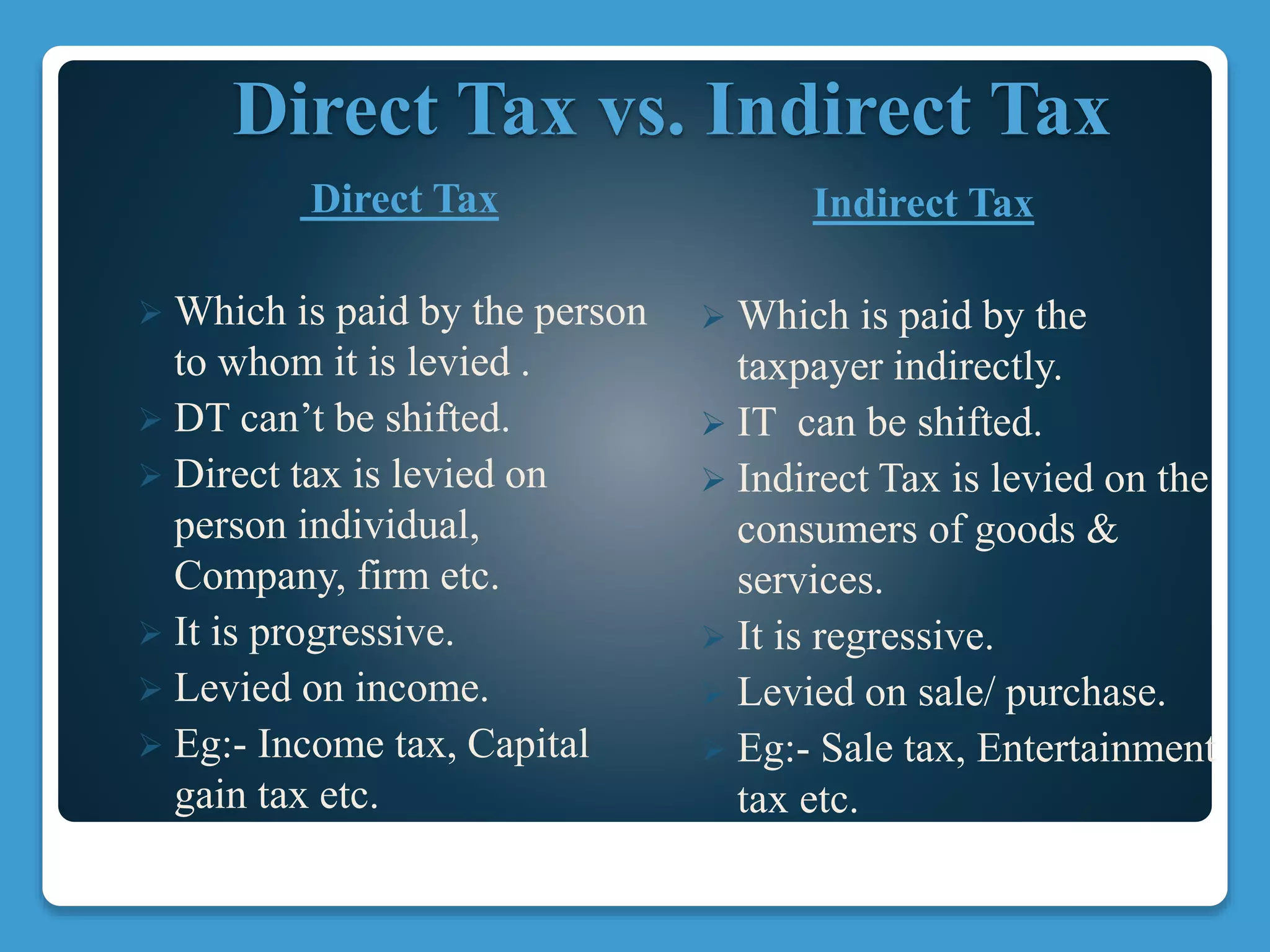 Taxation system of india | PPTX