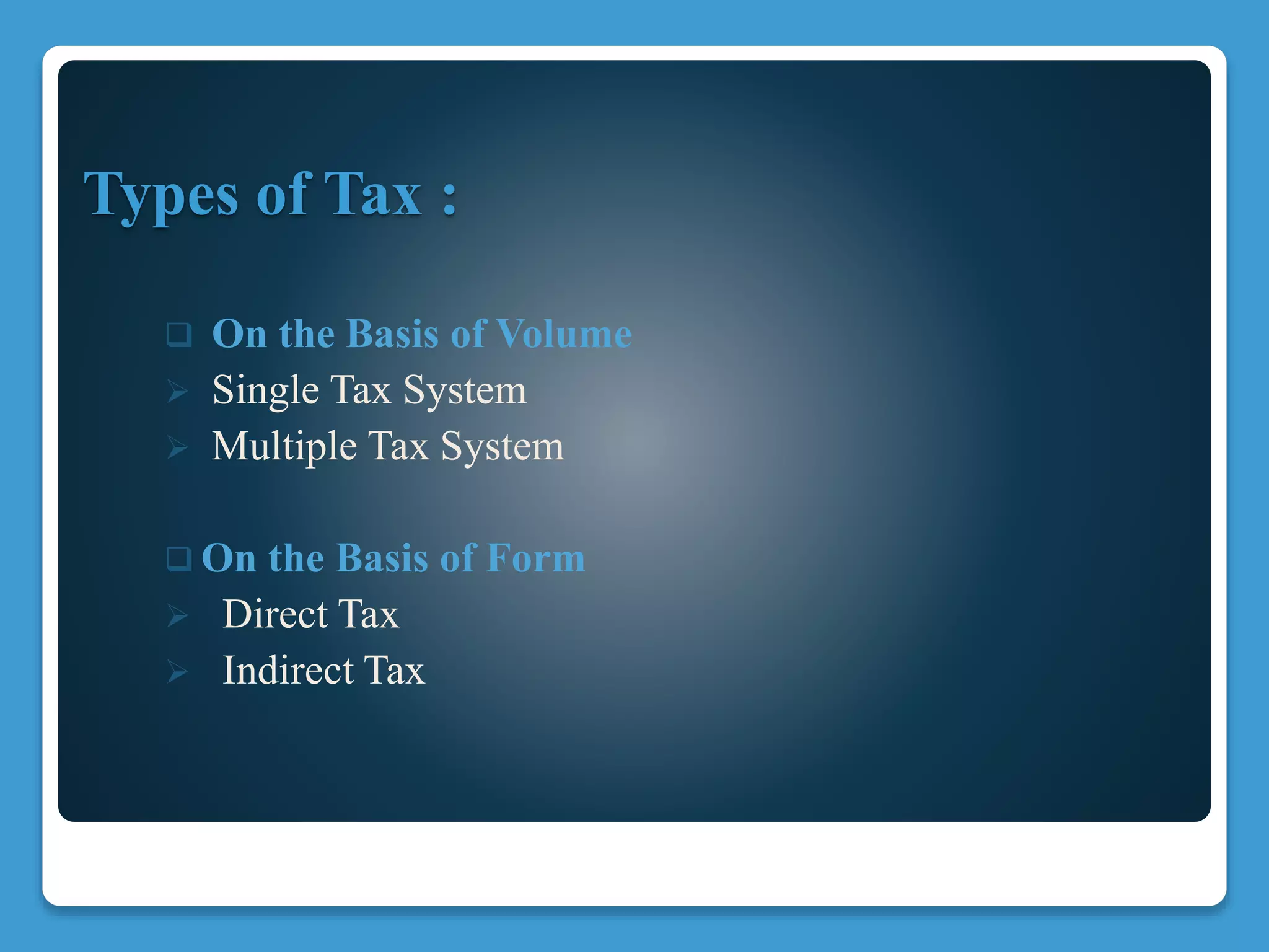 Taxation system of india | PPTX