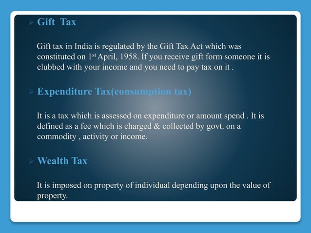 Taxation system of india | PPTX | Government Support and Welfare ...