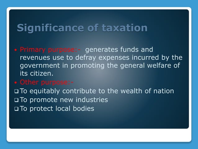 Taxation system of india | PPTX | Government Support and Welfare ...
