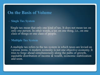 Taxation system of india | PPTX