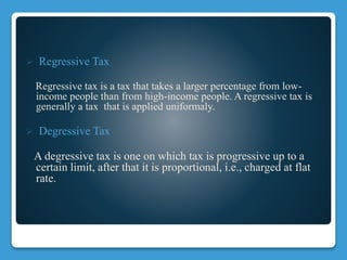 Taxation system of india | PPTX