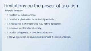 Taxation | PPTX