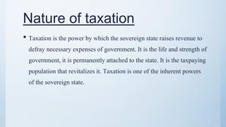 Taxation | PPTX