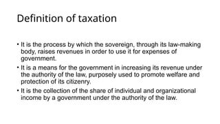 Taxation- Session 1.pptx made for the purpos | PPTX
