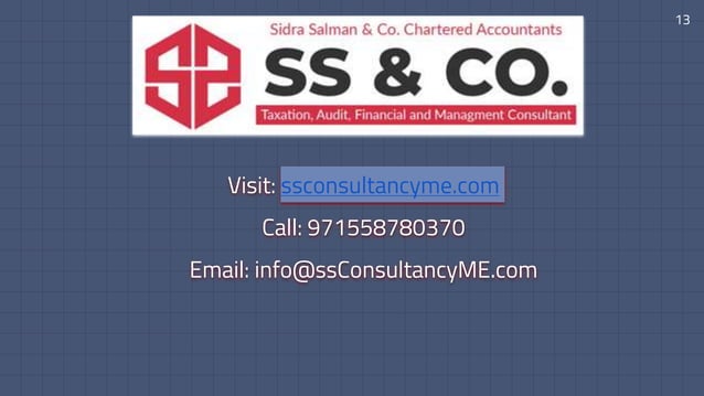 Taxation Consultancy Services | PPTX