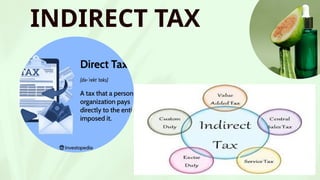 TAXATION, Types of taxes, calculation of income tax | PPTX